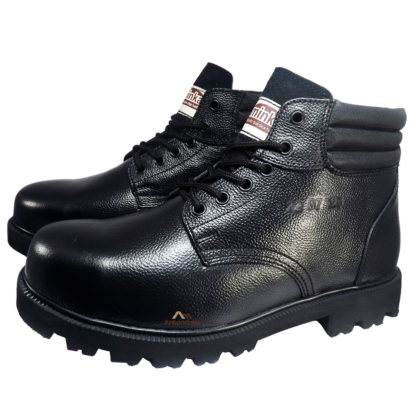 Zapato Punta de Acero Industrial - Punta de Acero - Cuero Vacuno