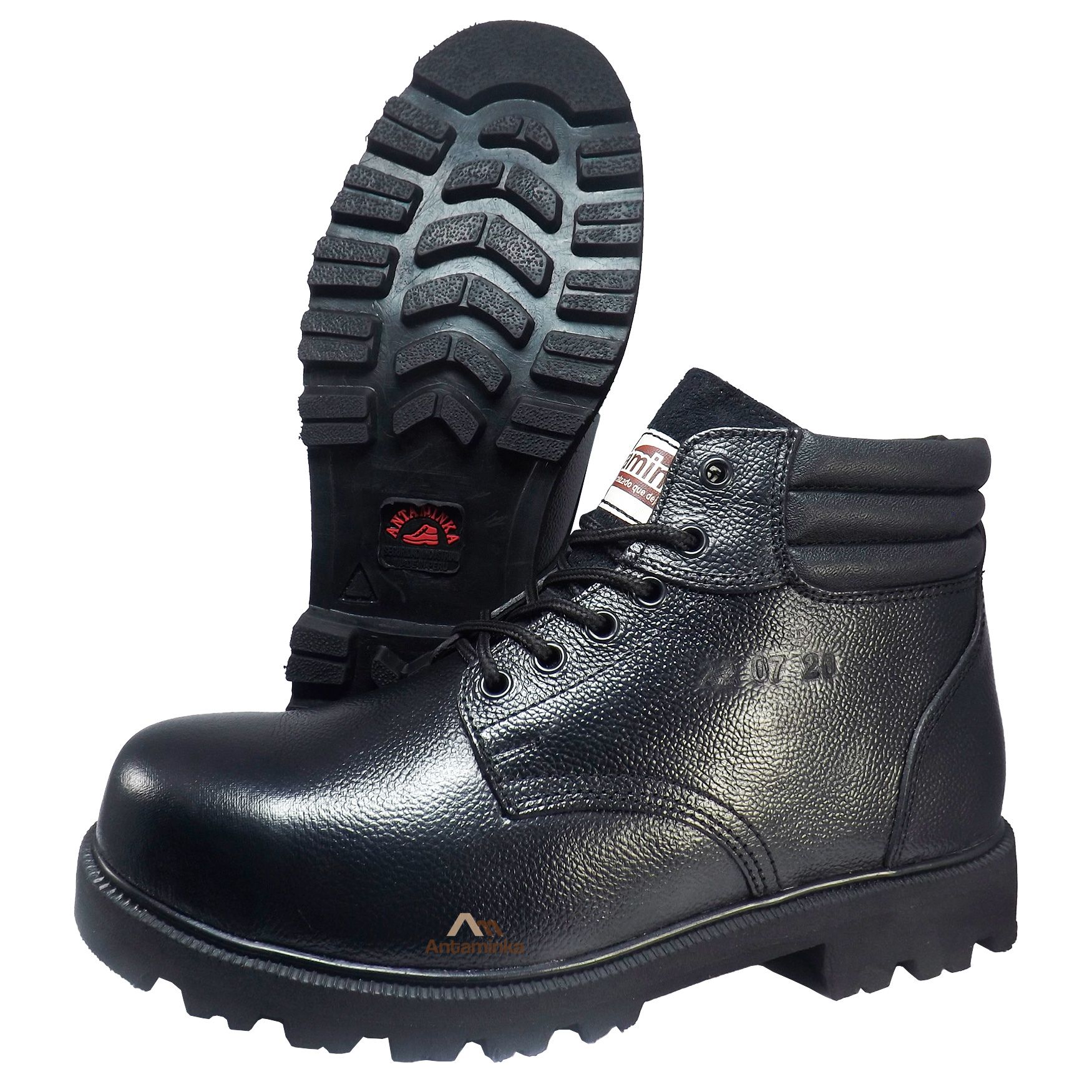 Zapato Punta de Acero Industrial - Punta de Acero - Cuero Vacuno