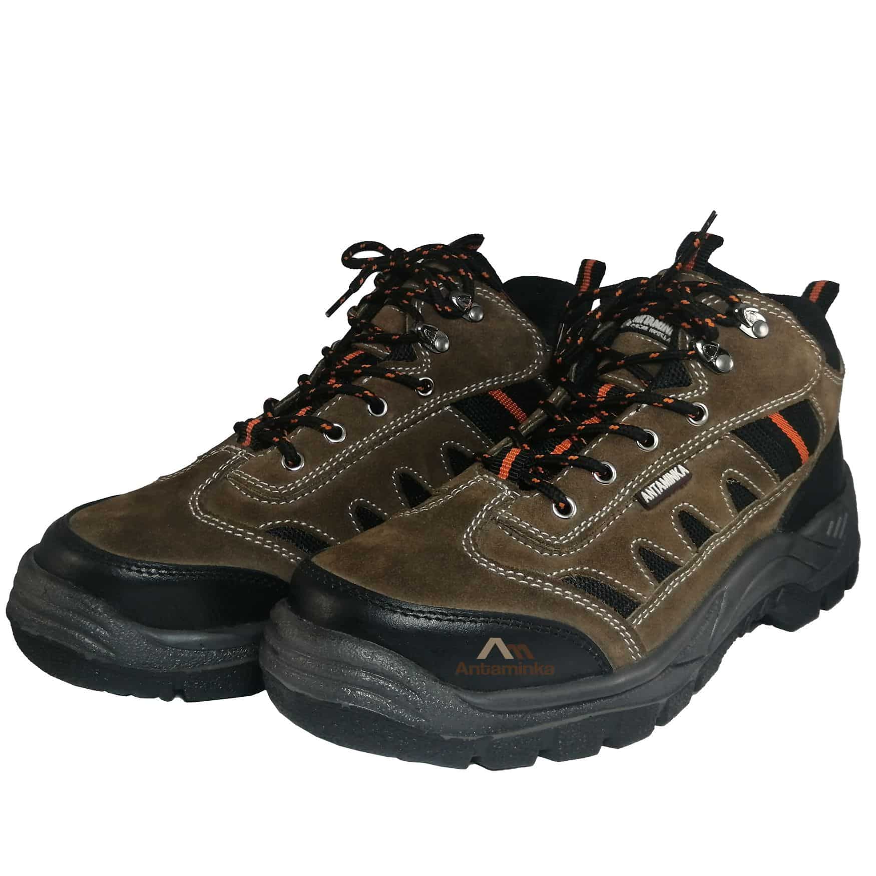 Zapato Punta de Acero Industrial - Media Caña - Cuero Vacuno