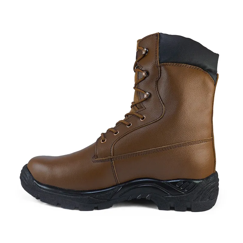 Zapato Punta de Acero Industrial - Caña Alta - Cuero Vacuno